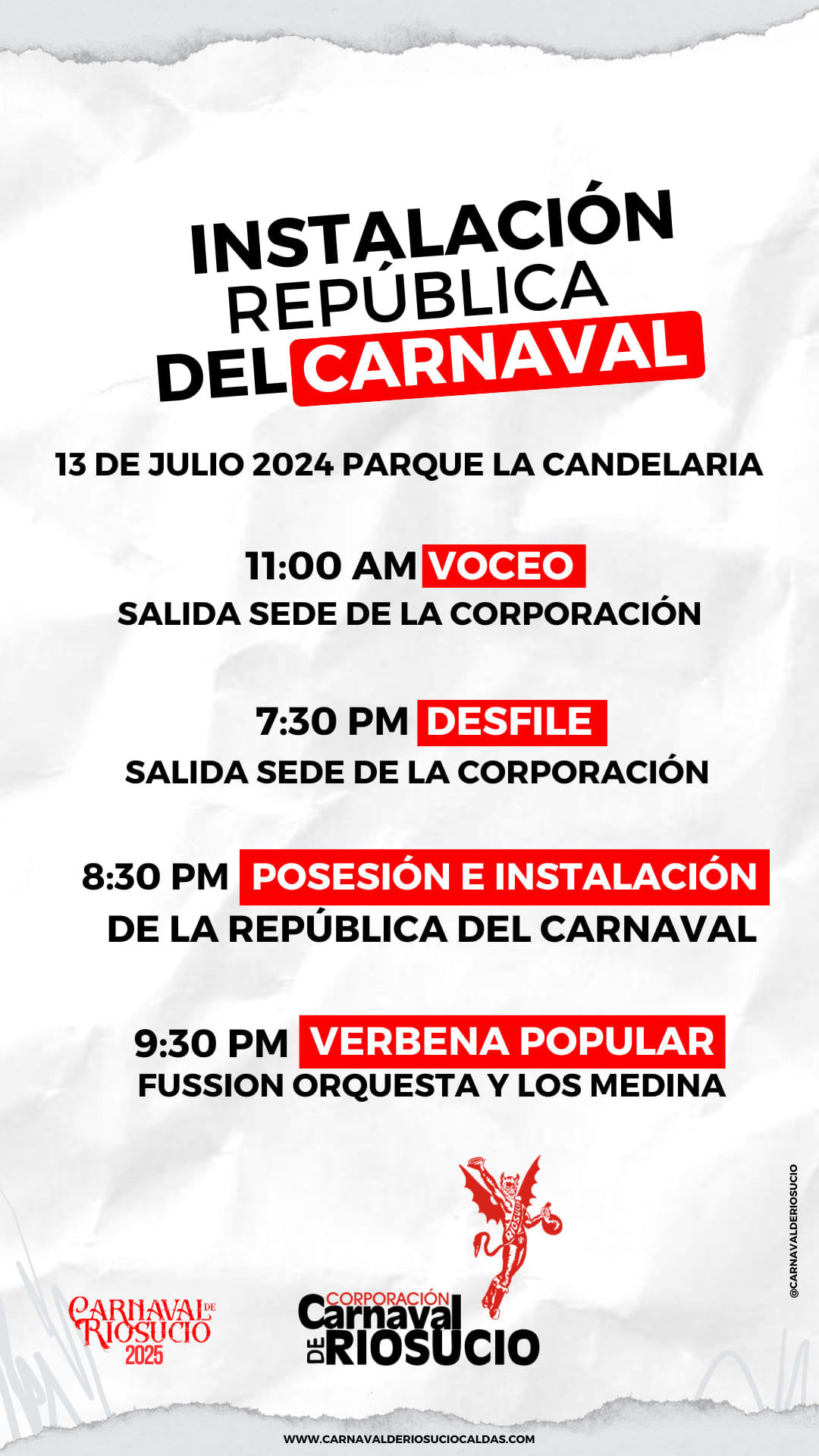 Instalación de la República del Carnaval de Riosucio Caldas - AlterNativa Instalación de la República del Carnaval de Riosucio Caldas - AlterNativa